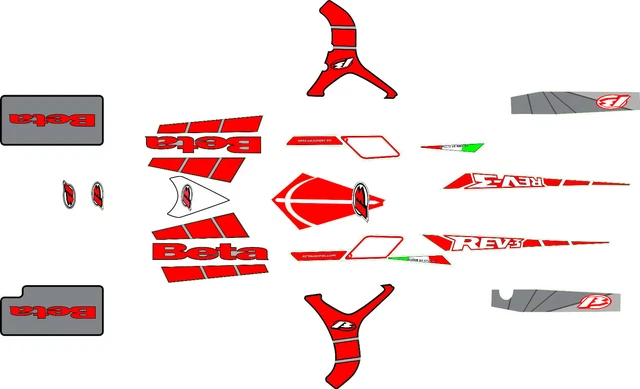 BETA REV 3 Trials Bike complete decal / sticker set 2008. £45.99 ...