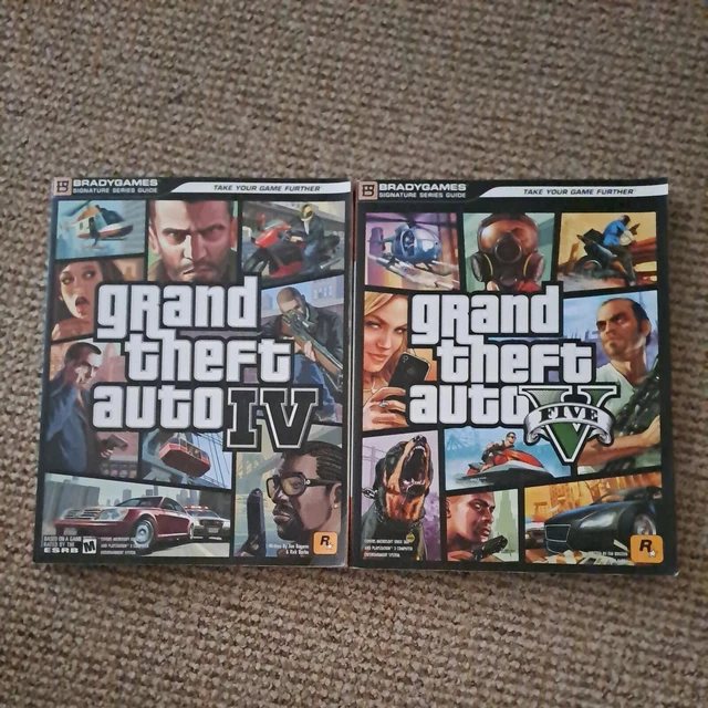 GRAND THEFT AUTO V and IV GTA 5 Signature Series Video Game Strategy ...