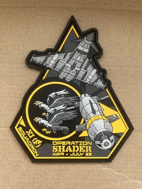 DYNAMIC VECTORS RAF XI(F) Squadron Operation Shader 2025 SOLD OUT patch ...