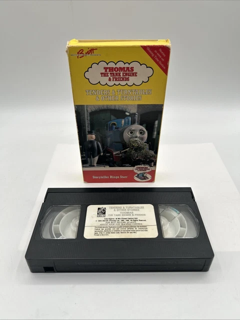 THOMAS THE TANK Engine Tenders and Turntables VHS Tape 1990 Train Ringo ...