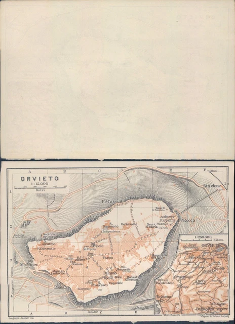 FIRST 900 R @ Map Geographical of Orvieto £27.46 - PicClick UK