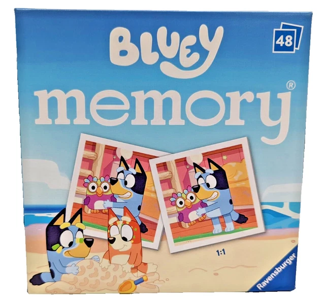 RAVENSBURGER BLUEY MINI Memory - Matching Picture Snap Pairs Game For Kids Age 3 £5.99 - PicClick UK