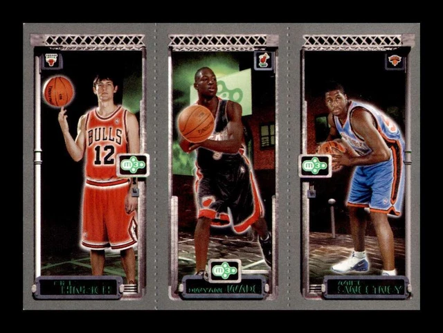 2003-04 TOPPS MATRIX Dwyane Wade Kirk Hinrich Mike Sweetney #115 recrue ...