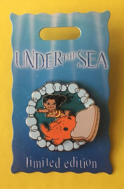 DISNEY LILO & Stitch LILO PUDGE Under the Sea Tuna Sandwich Pin LE RARE ...