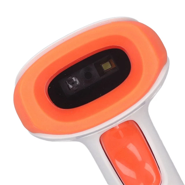 ﹣HANDHELD BARCODE SCANNER 2.4G Wireless 2D Bar Code Reader Scanner Gun ...