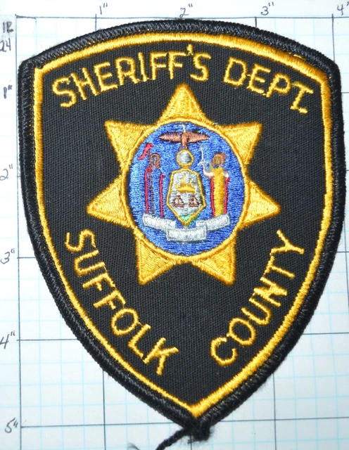 NEW YORK, SUFFOLK County Sheriff's Sheriff Police Dept Patch $3.00 ...