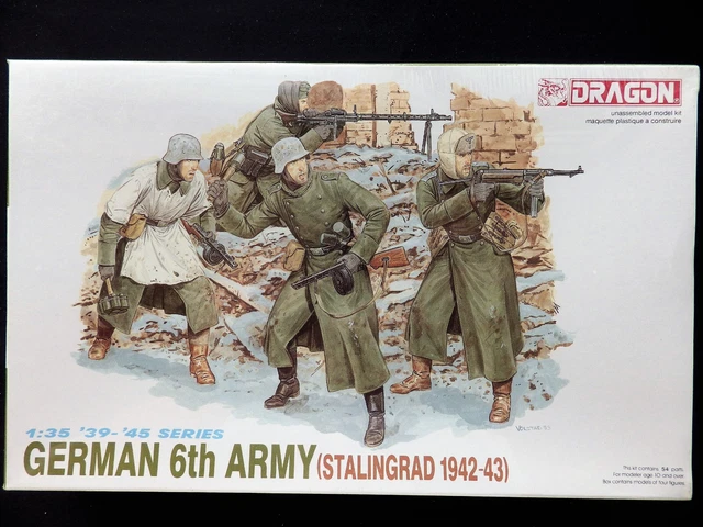 & GERMAN 6TH ARMY STALINGRAD " DRAGON 6017 in 1:35 UNGEBAUT / KARTON IN ...