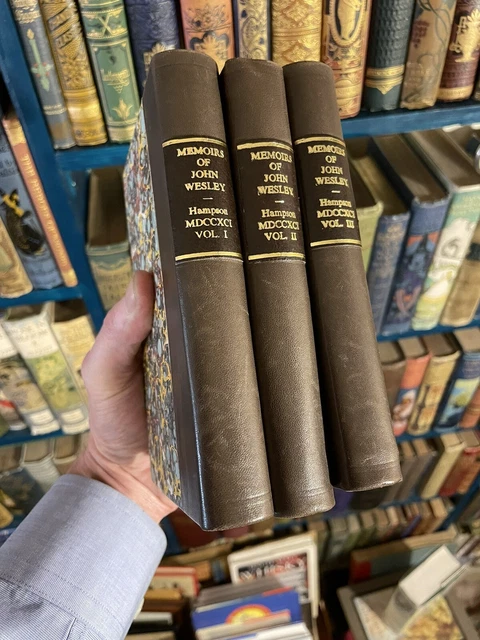 1791 MEMOIRS OF John Wesley : History of Methodism : John Hampson ...