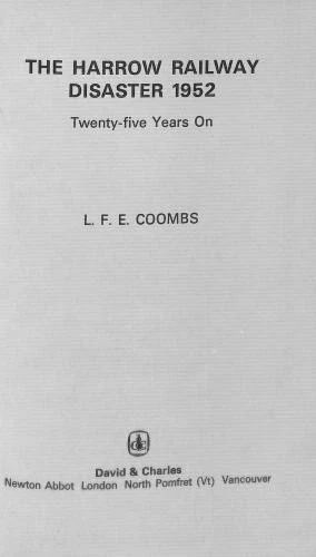 HARROW RAILWAY DISASTER, 1952: Twenty Five Years on £3.25 - PicClick UK