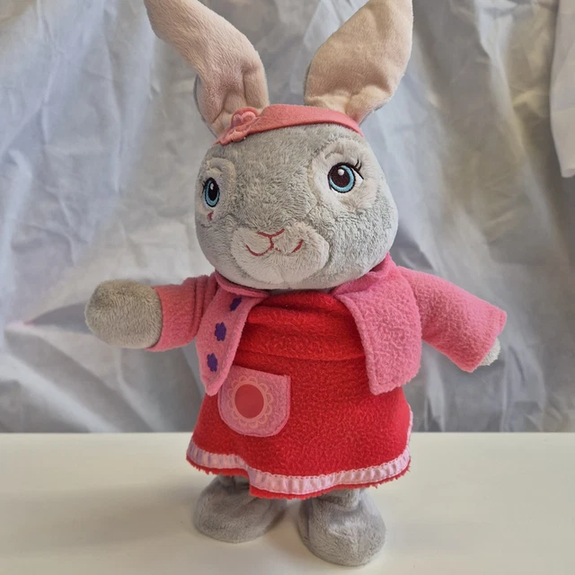 PETER RABBIT CBEEBIES Talking and Hopping Lily Bobtail Plush Soft Toy ...