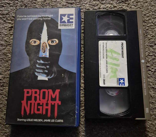 PROM NIGHT EMBASSY Pre Cert Vhs Horror Video Original Small Box £1.16 ...