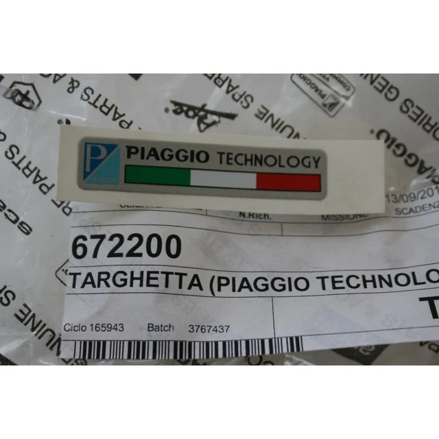 ADHÉSIF & PIAGGIO Technology " Plaque Signalétique beverly Cruiser 500 ...
