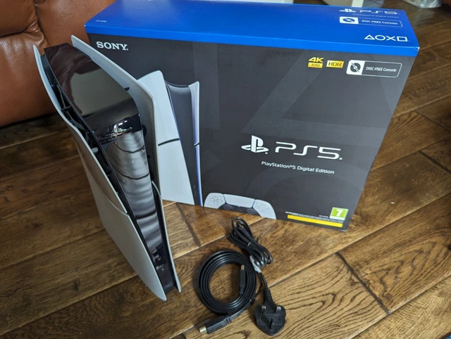 SONY PLAYSTATION 5 PS5 SLIM DIGITAL EDITION CONSOLE con solo piombo in ...