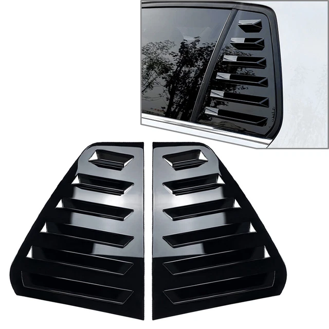 REAR WINDOW SIDE Vent Shutter Louver Cover Trim For VW Golf MK7 MK7.5 ...