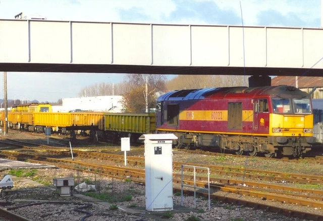 DIESEL RAILWAY PHOTO Photograph Ews Class 60 Train Picture 60022 At ...