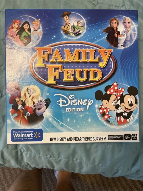 DISNEY EDITION FAMILY Feud Board Game 2021 Version Brand New Factory ...