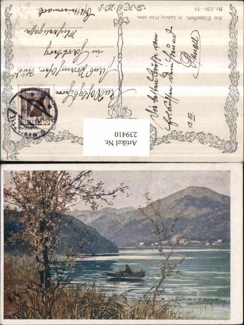239410,KÜNSTLER AK K. Ludwig Prinz Am Erlaufsee See b. Mariazell EUR 3,50 - PicClick FR