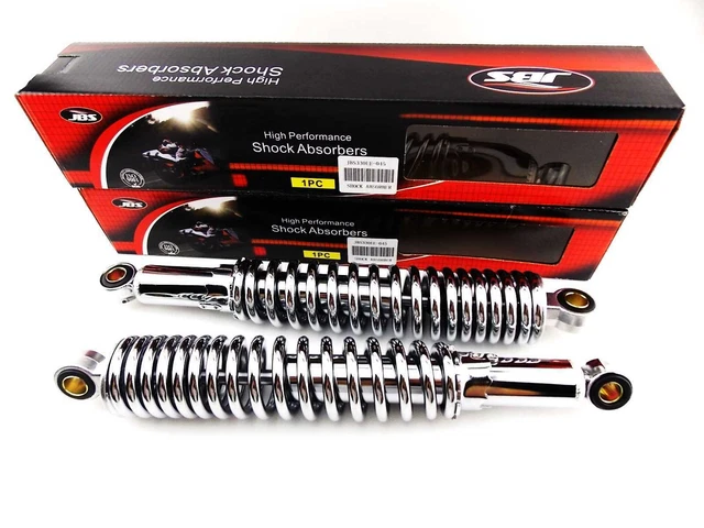 HARLEY DAVIDSON FLHCRI Road King Classic 13 Inch Jbs Chrome Rear Shock Absorbers $170.95 ...