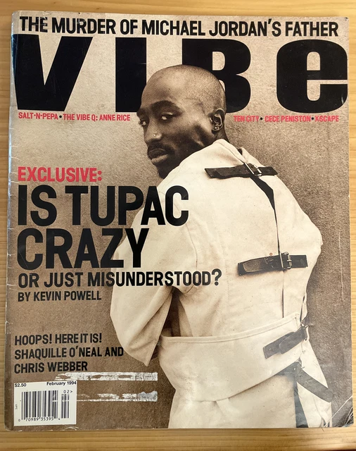 *RARE* VIBE MAGAZINE February 1994 2Pac Tupac Shakur Is Tupac Crazy EUR ...