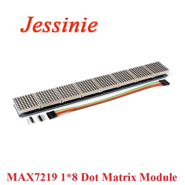 MAX7219 8X8 DOT Matrix LED Display Module Control Board 5V for Arduino ...
