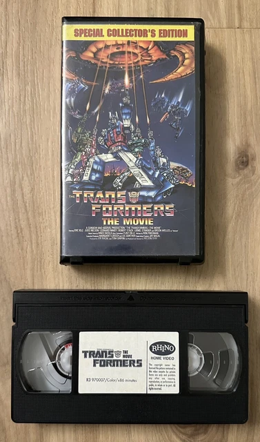 TRANSFORMERS THE MOVIE VHS Special Collectors Edition 2000 Video ...