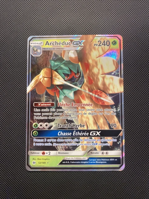 CARTE POKEMON ARCHÉDUC GX 12/149 Soleil et Lune 1 SL1 FR EUR 4,00 ...