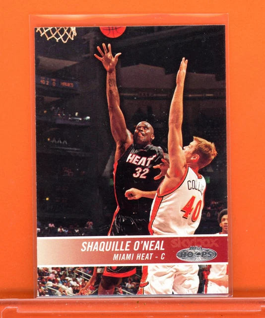 2004-05 FLEER NBA Hoops #164 Shaquille O'Neal SHAQ DADDY HOF Miami HEAT ...