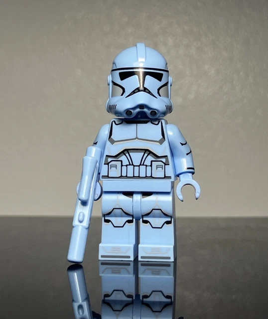 LEGO STAR WARS - GCC - Grandpa Clone Custom - Blue Clone Trooper - RARE ...