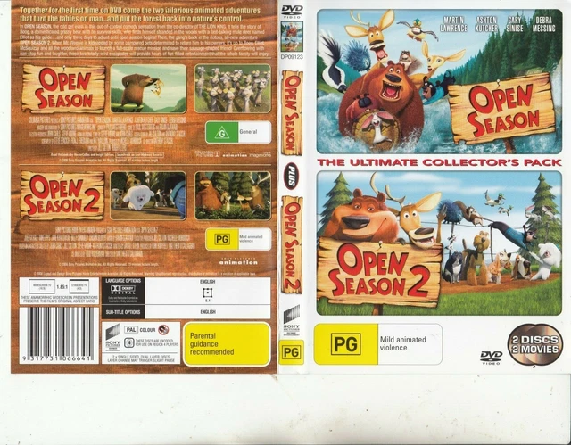 OPEN SEASON 2 & Open Season-2008-2 Animated Movies-2 DVD $29.95 ...