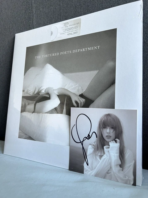 IN HAND!! TAYLOR Swift The Tortured Poets Department WHITE Vinyl W ...