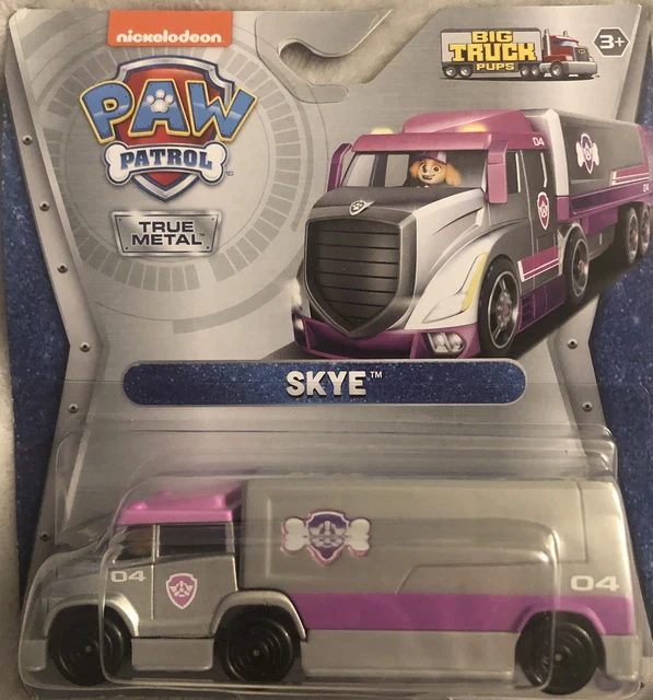 PAW PATROL *BIG TRUCK PUPS* Skye -Big Rig-True Metal Vehicle 2022 -5 ...
