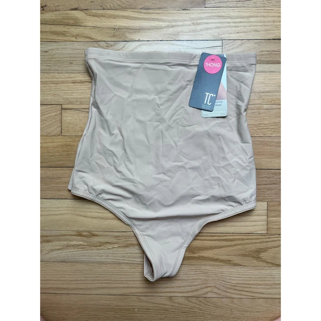 NEW TC FINE Intimates Women's XL Shapewear Thong Moderate Control Hi ...
