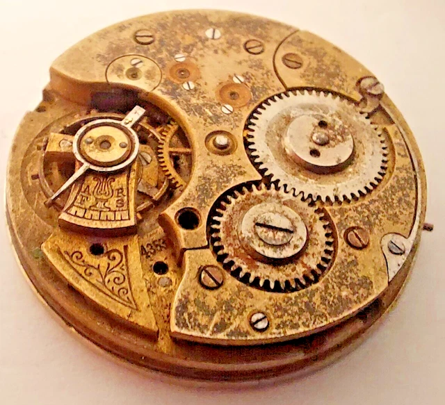 ANTIQUE 4353 POCKET Watch Movement - Spares or Repair 4370 49 2840 £12. ...