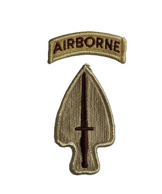 US ARMY SPECIAL Operations Command USASOC Airborne Dcu Desert Uniform ...