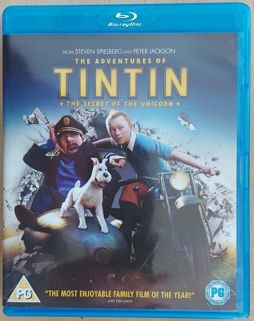 THE ADVENTURES OF Tintin - The Secret Of The Unicorn (Blu-Ray, 2012) *Vgc* £2.79 - PicClick UK