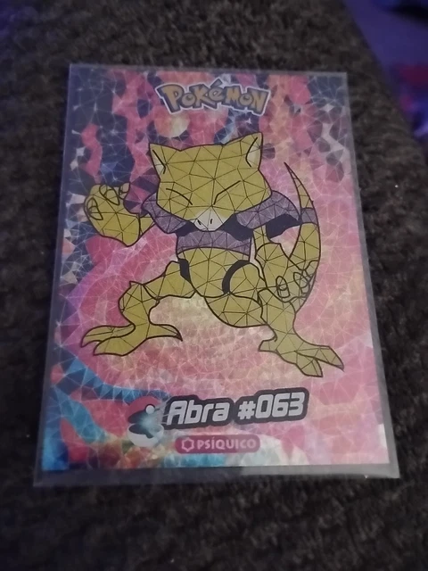 2025 POKEMON STAINED GLASS Crystal Card #063 ABRA Kanto Peru Foil £1.48 ...