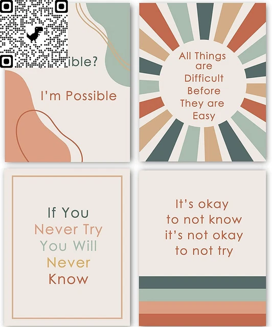 BOHO CLASSROOM DECOR Posters, Motivational Quote Posters for Teachers ...