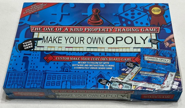 MAKE YOUR OWN OPOLY : Property Trading Game - New & Sealed (FREE UK P&P ...