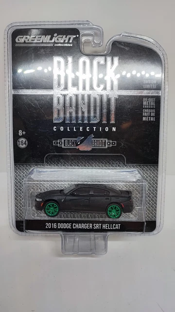 GREENLIGHT DODGE CHARGER Srt Hellcat Chase Greenmachine Black Bandit ...