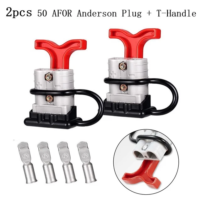 EASY CUSTOM CONNECTIONS with For Anderson Style Plug Connectors 50 AMP ...