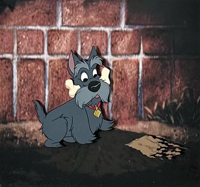 1955 RARE WALT Disney Lady And The Tramp Jock Original Production ...