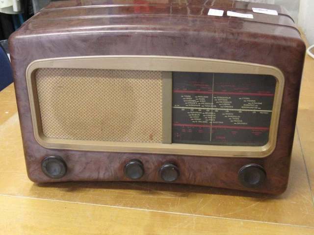 COSSOR MELODY MAKER 501 AC radio for spares or repairs £14.99 - PicClick UK