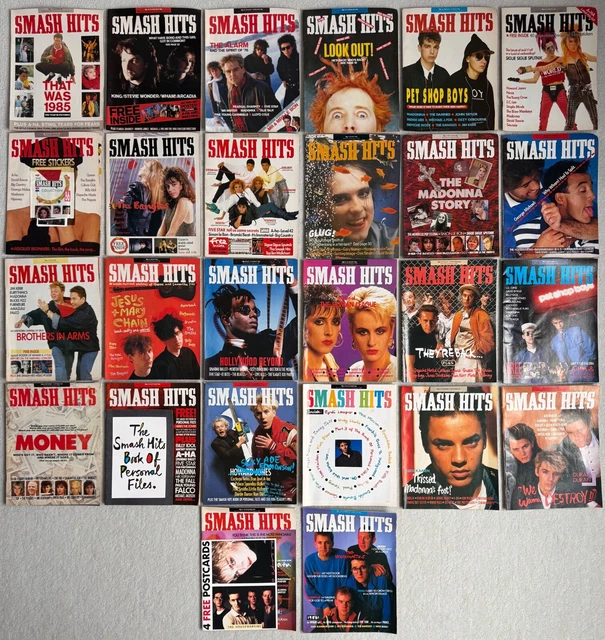 SMASH HITS - 1987 - Various Editions - Free Post 2+ Items £7.95 ...