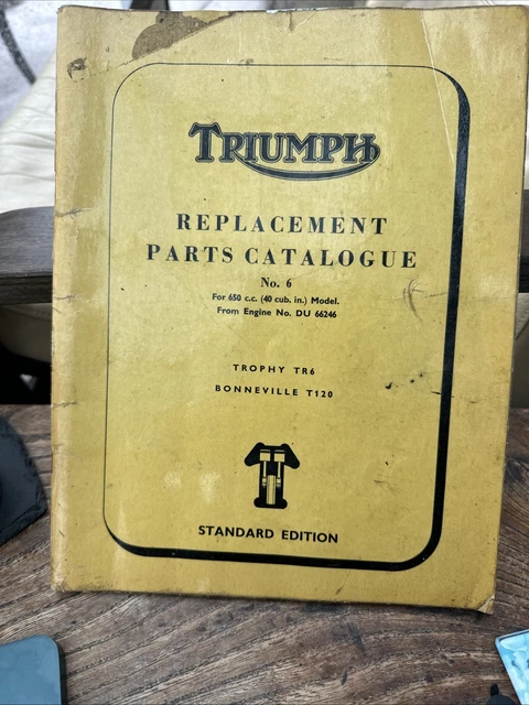 TRIUMPH TROPHY TR6 / Bonneville T120 650 Twins - Triumph Parts ...