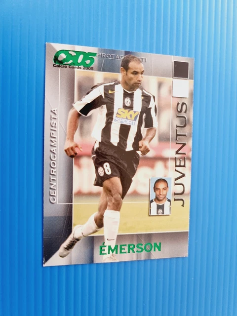CARTE N.68 EMERSON Juventus Football Cards 2005 Panini CC05 Nouvelle ...
