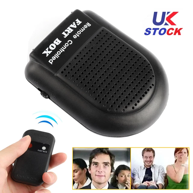 ELECTRONIC REMOTE CONTROLLED Fart Box Machine Farting Sound Funny Joke ...