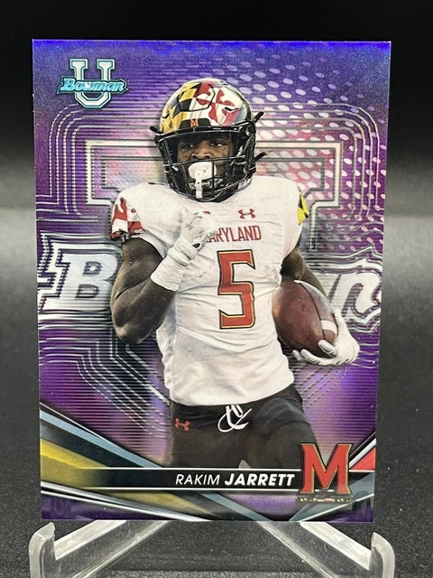 2022 BOWMAN'S BEST U - Rakim Jarrett RC réfracteur violet /250 #83 EUR ...