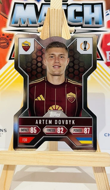 MATCH ATTAX EXTRA 2025 24/25 Chrome Shield Dovbyk - AS Roma CX6 £2.75 ...
