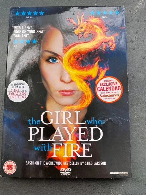 GIRL WHO PLAYED With Fire (DVD) Limited Edition with Slipcase & Calendar £4.95 - PicClick UK
