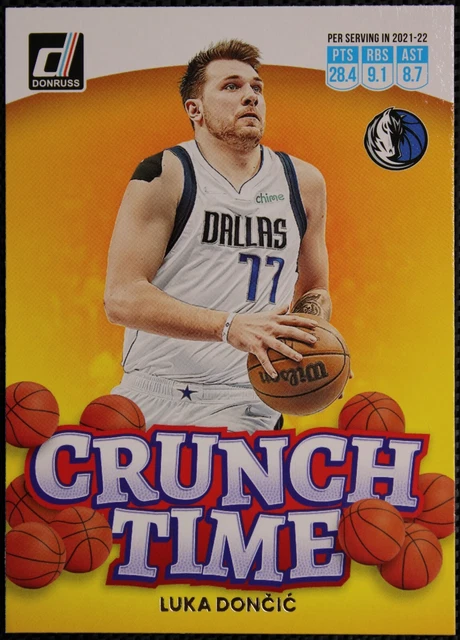 2022-23 PANINI DONRUSS LUKA DONCIC Crunch Time Dallas Mavericks #1 EUR ...